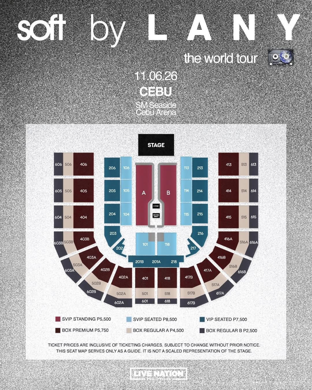 LANY: soft world tour | CEBU @ SM Seaside Cebu Arena – Prime Tickets
